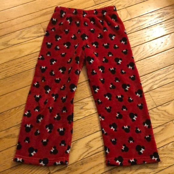 Disney | Pajamas | Fleece Minnie Mouse Pj Pants | Poshmark